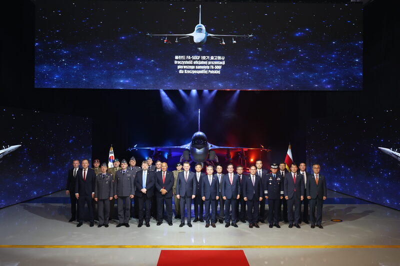 KAI, 폴란드 수출형 FA-50 1호기 출고…역대 최단기간
