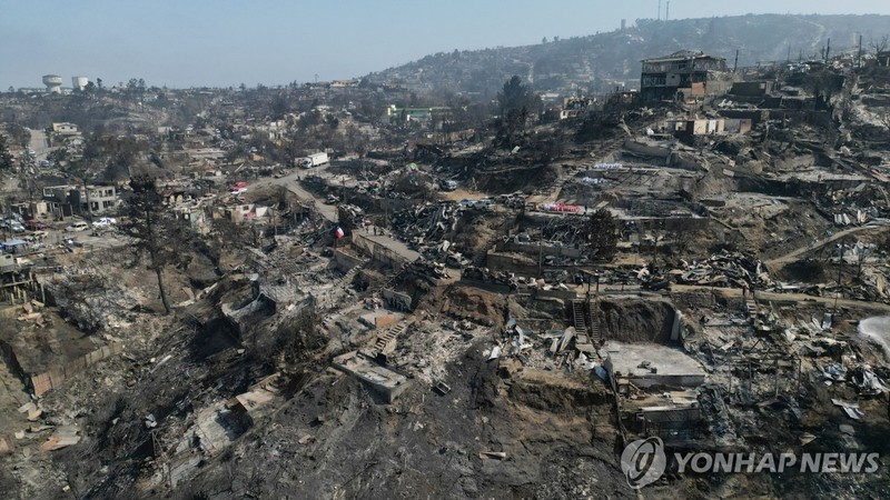 칠레 산불로 120여 명 사망‥.방화 용의자 2명 체포