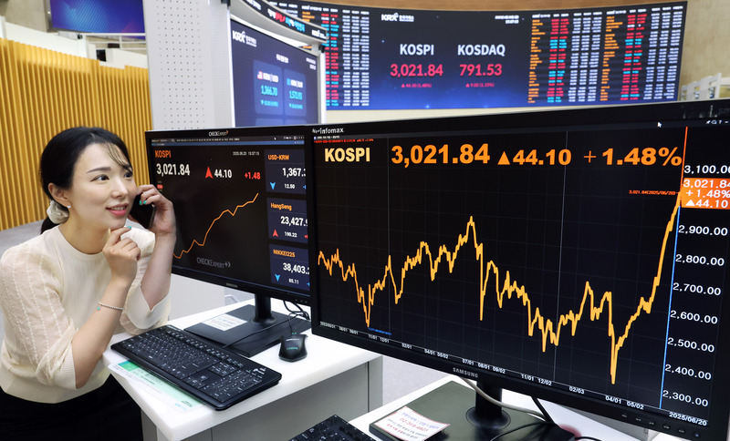 코스피 3,000돌파…대통령실 "5000시대 열겠다"