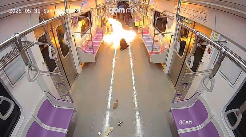 '승객 160명 살인미수' 5호선 방화범, 1심 징역 12년