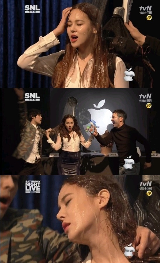 아이비 ‘SNL’ 19금 샤워신 ‘너무해’