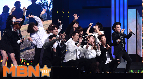 `슈퍼스타K7, TOP10 함께 하는 무대!` [MBN포토]