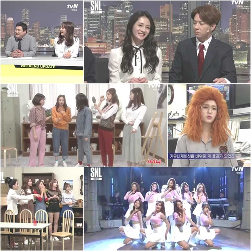 [M+Tview] ‘SNL코리아’ 아이오아이, 소녀들의 앙큼한 ‘매력발산’