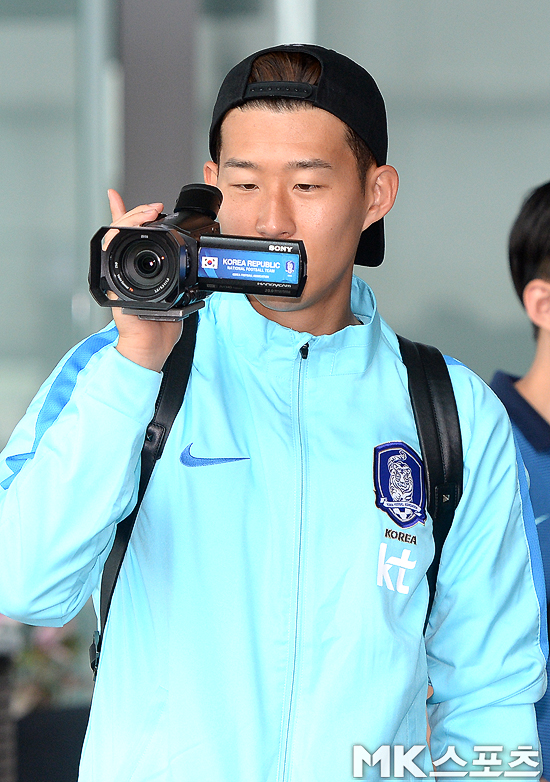 손흥민 `오늘은 국가대표 손PD` [MK포토]