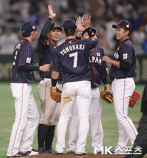 APBC 결승에 오른 일본 [MK포토]