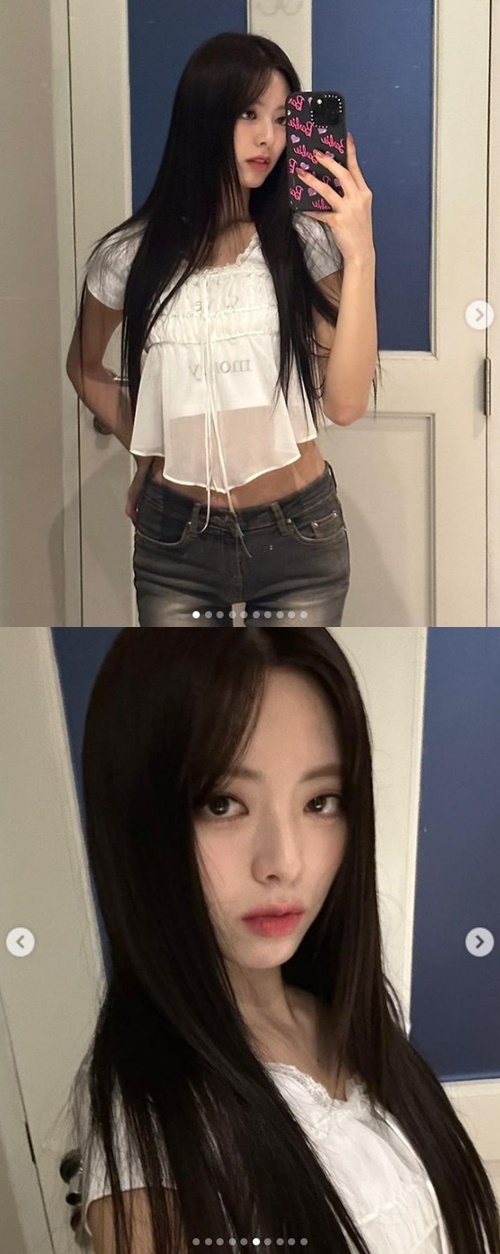 있지 유나, 완벽 골반 라인 ‘깜짝’…청순 섹시 비주얼[M+★SNS]