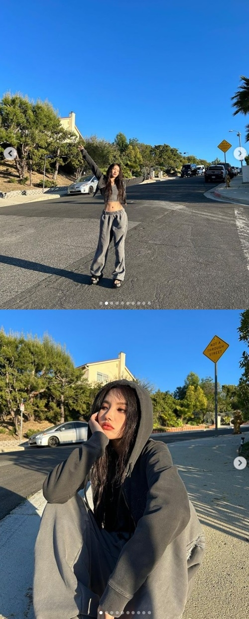 (여자)아이들 전소연, 군살 하나 없는 잘록 개미허리 자랑[M+★SNS]