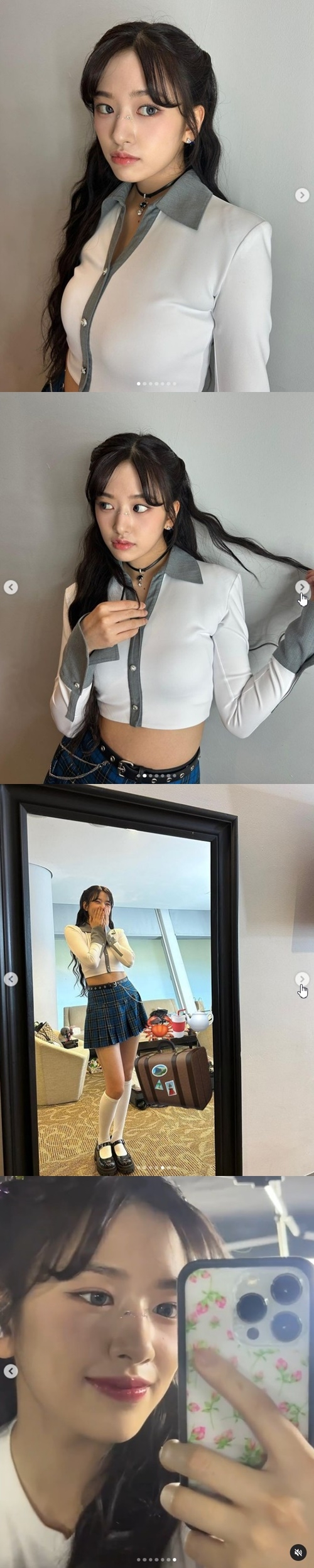 안유진, 상큼미 터지는 의상+사랑스러운 미소 [M+★SNS]