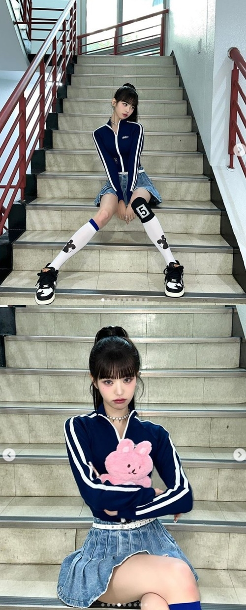 장원영, 인형 아니야?…우월 비율+러블리한 예쁨 자랑[M+★SNS]