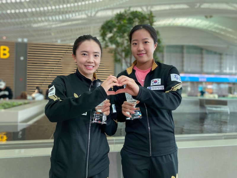 여자탁구 ‘띠동갑 듀오’ 전지희-신유빈, 2023 MBN 여성스포츠대상 5월 MVP