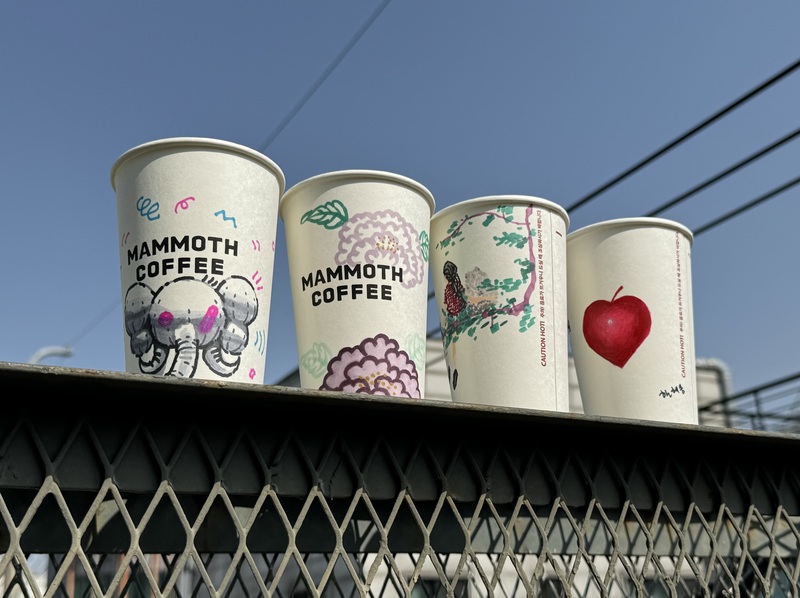 '문화마케팅' 매머드커피…MBN '화100'과 컵아트 이벤트