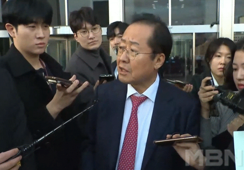 홍준표 "MBC 답변은 하기 싫어"