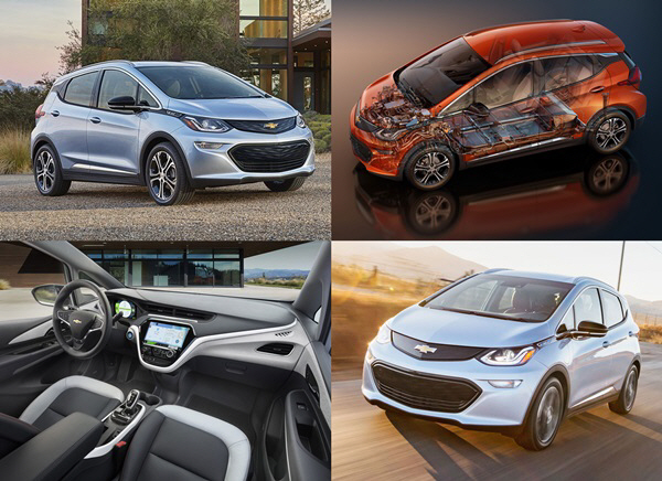 전기차 ‘쉐보레 볼트 EV’, 내년 상반기 출시…1회 충전으로 383km 주행