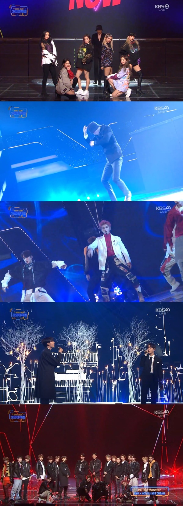 [KBS 가요대축제]SM VS JYP 스페셜 퍼포먼스, 레이블 콘서트 보는 줄