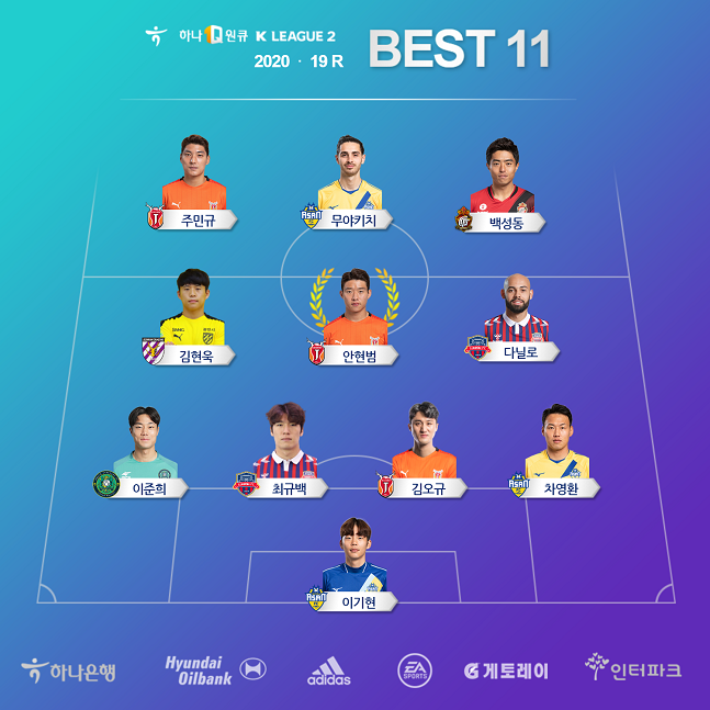 제주 안현범 K리그2 19R MVP