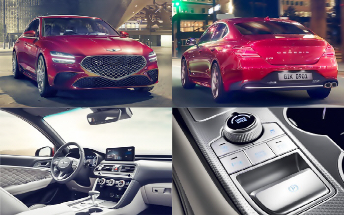 `탐나는 오빠차` 제네시스 신형 G70, 매력 탐구…벤츠·BMW `킬러`될까