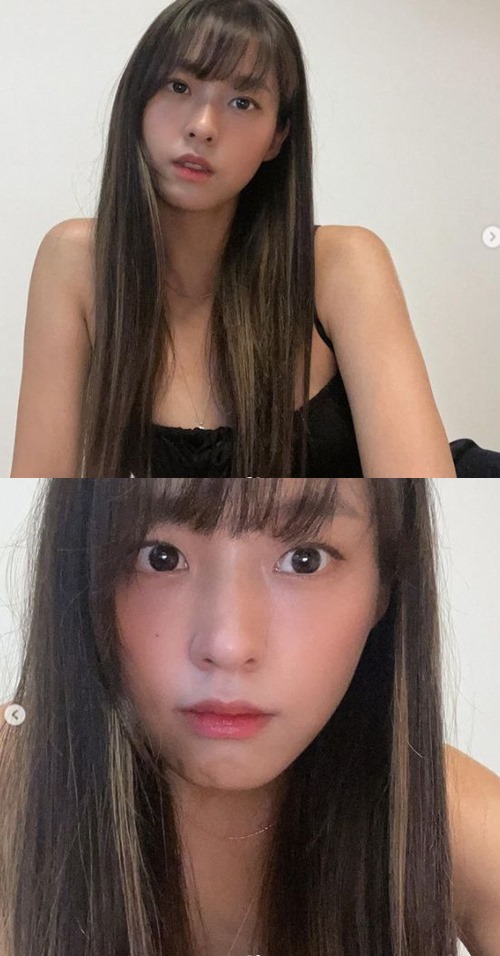 AOA 설현, 앞머리 내리고 예쁨 가득…은근한 볼륨감[M+★SNS]
