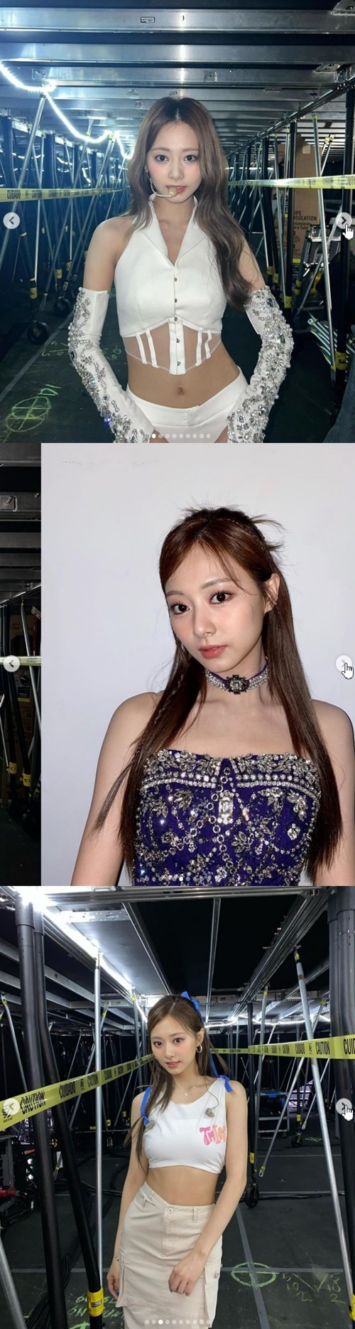 트와이스 쯔위, 명품 비율+한 줌 허리 [M+★SNS] - MBN