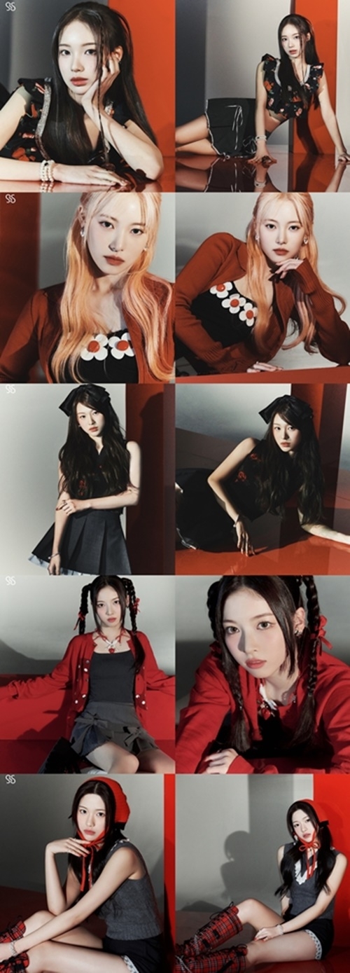 리센느, 싱글 1집 ‘Re:Scene’ 콘셉트 포토 속 강렬하게 피어날 5色 아우라