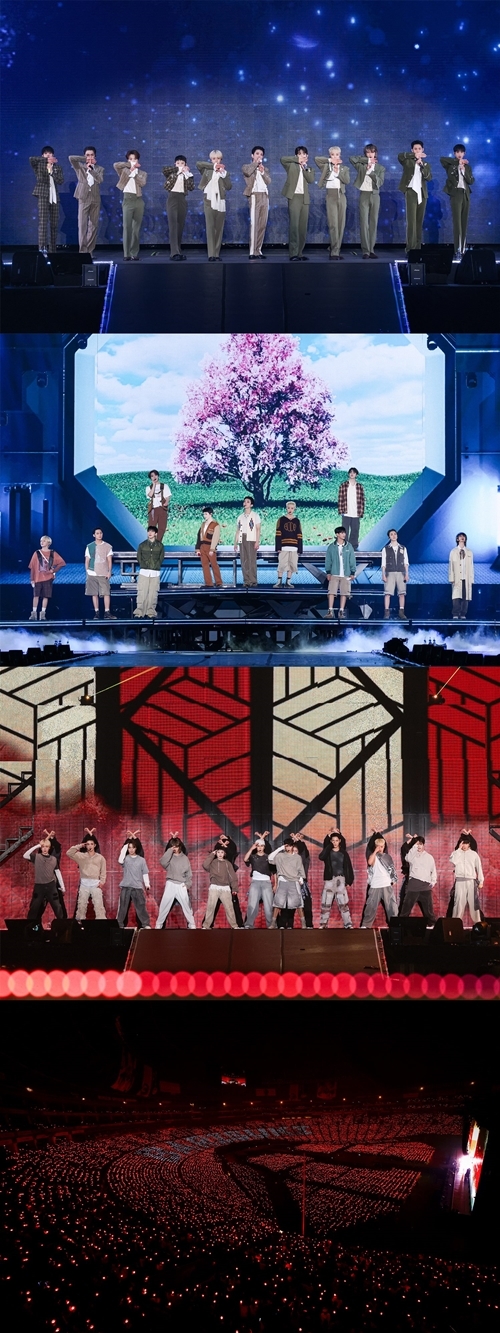 세븐틴, 매진 행렬 속 日 돔 투어 뜨거운 마무리…43만 5000명 열광